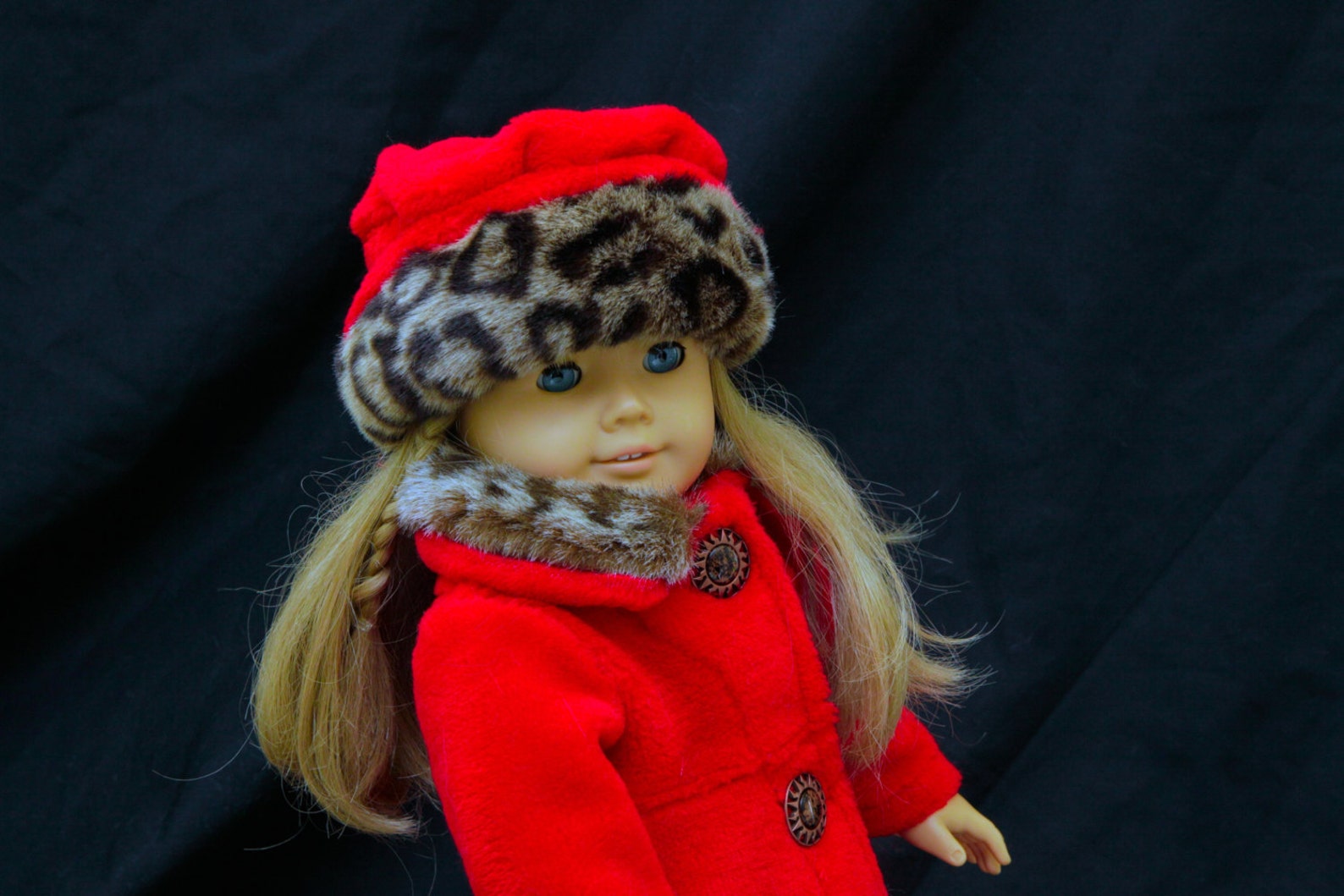 Girl Doll American Designer Clothes Coat and Hat Set for 18" Doll Fits ...