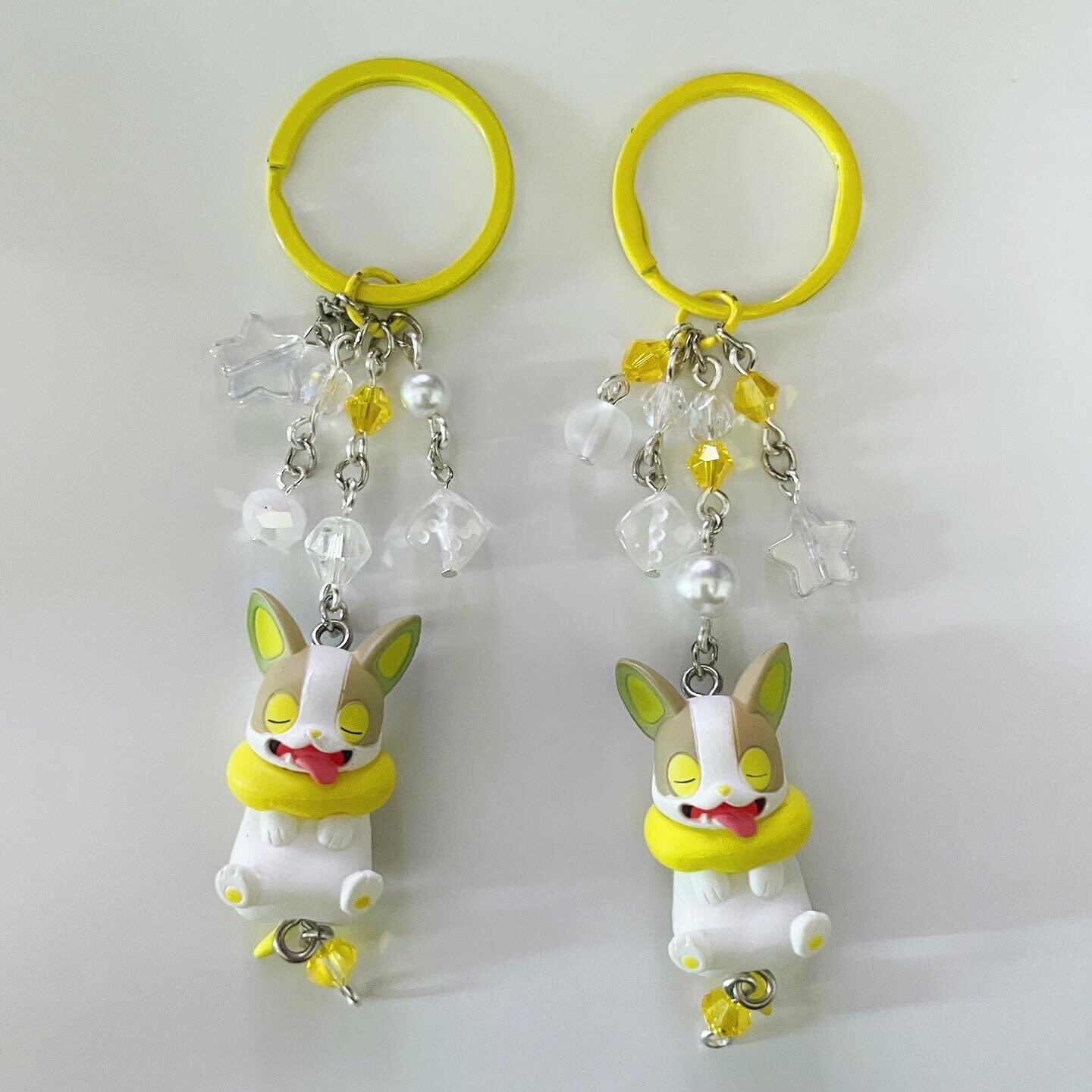 Pokemon Yamper Keychain Figures - Etsy