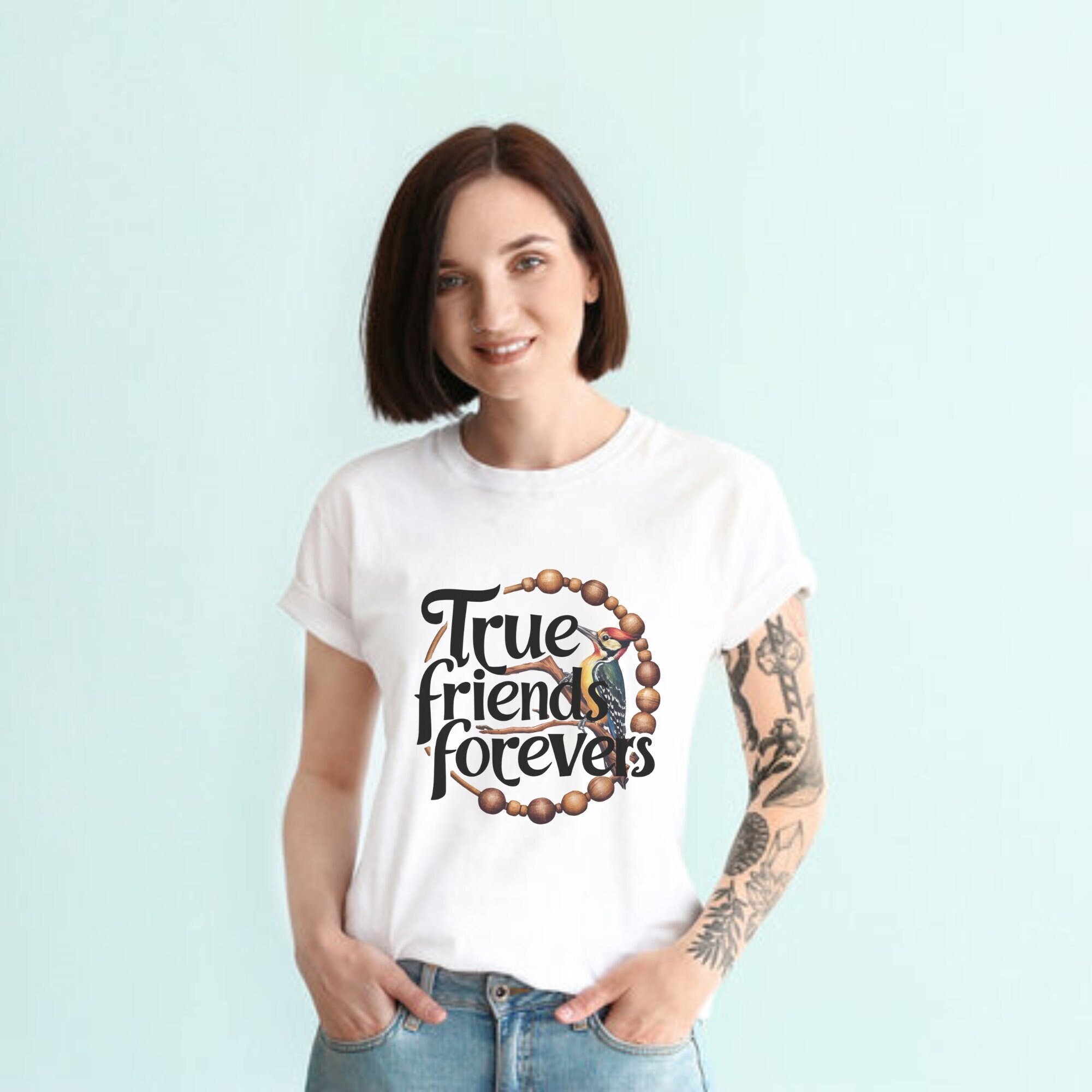 True Friends Forever Png, Best Friends Forever Png, Friendship Day Tshirt Design, Friendship Day ...