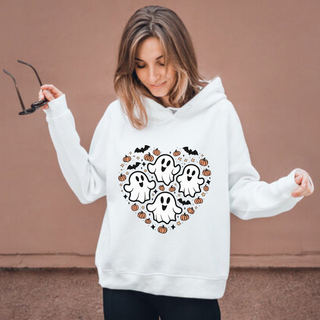 Halloween Spooky Ghost Heart Png, Spooky Ghost Png, Ghost Png ...