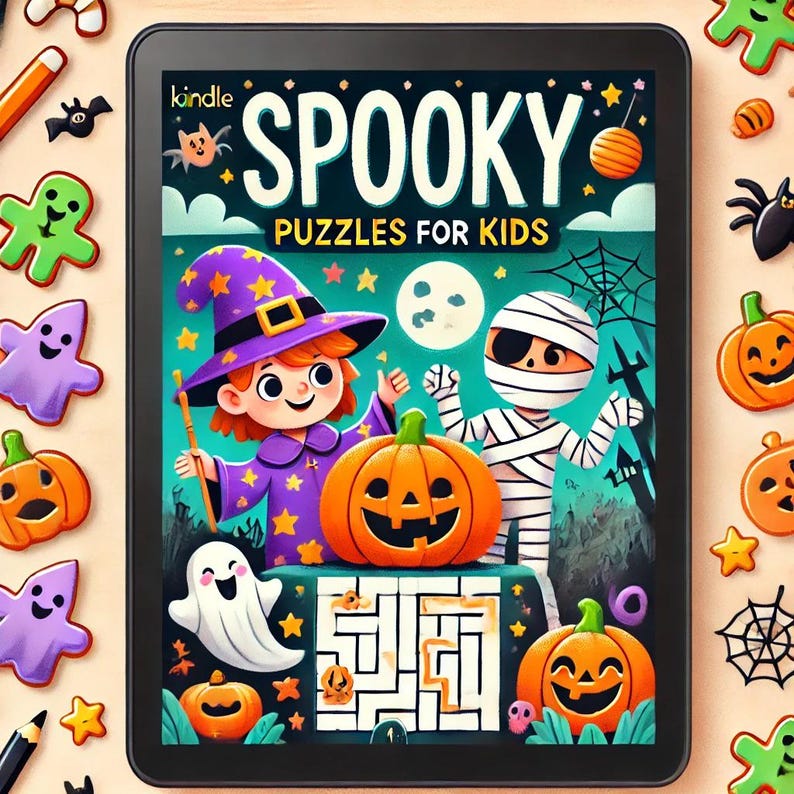 Halloween Number Puzzles for Kids, Fall Activity for Toddlers Printable ...