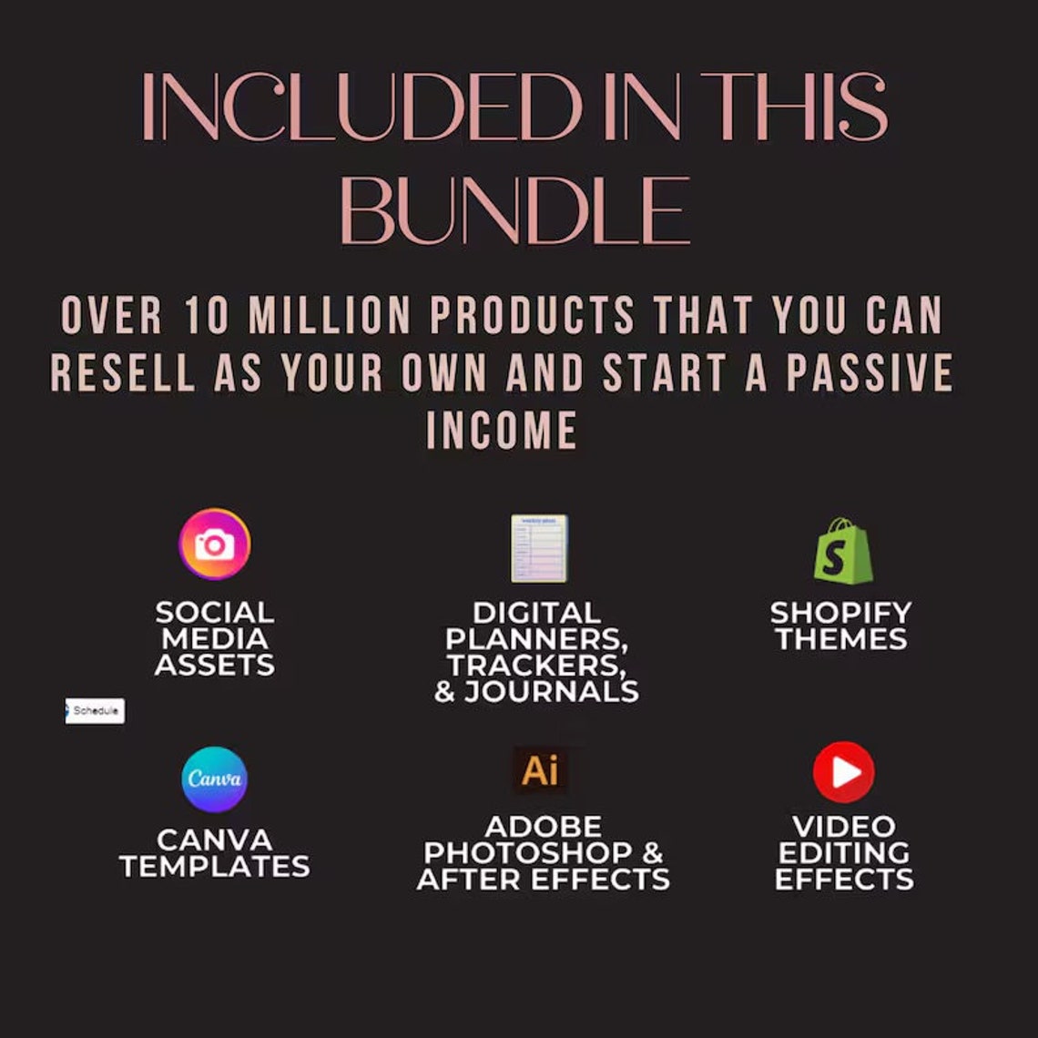 All in One Digital Products Bundle Ideal for Faceless Reels, Private ...