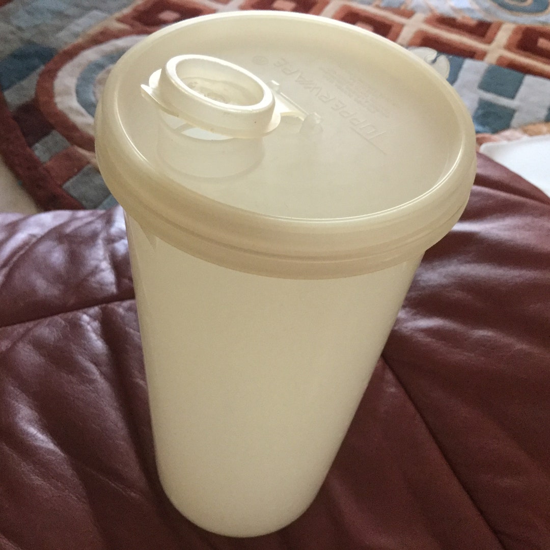 Vintage Tupperware 9” Tall Storage Container With Pour Spout ...