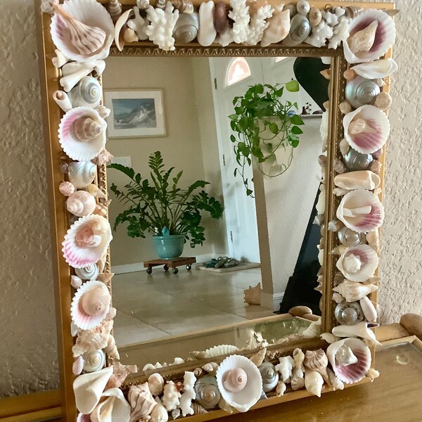 Sea Shell Mirror - Etsy