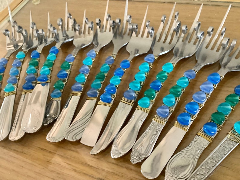 Funky Florida Finger Forks - Blue, Green, Turquoise, Now Made With ...