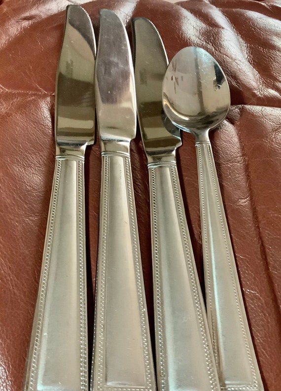 Cambridge Stainless Flatware 4 Pieces Excellent Condition Etsy