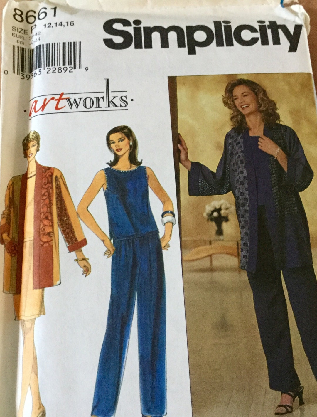 Simplicity 8661 Top Jacket Pants Skirt Pattern Uncut, Sizes P12-16 - Etsy