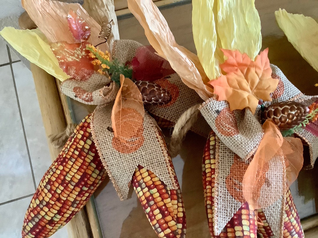 Indian Corn Wall or Fall Door Decoration 3 Indian Corn - Etsy