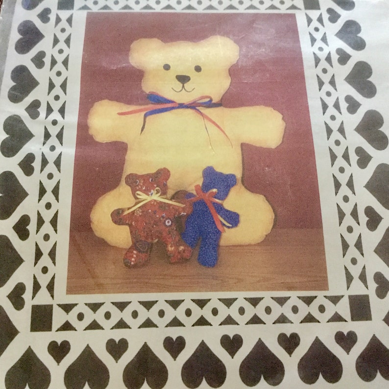 Comfort Bear Pattern Large and Small Teddy Bears Uncut - Etsy