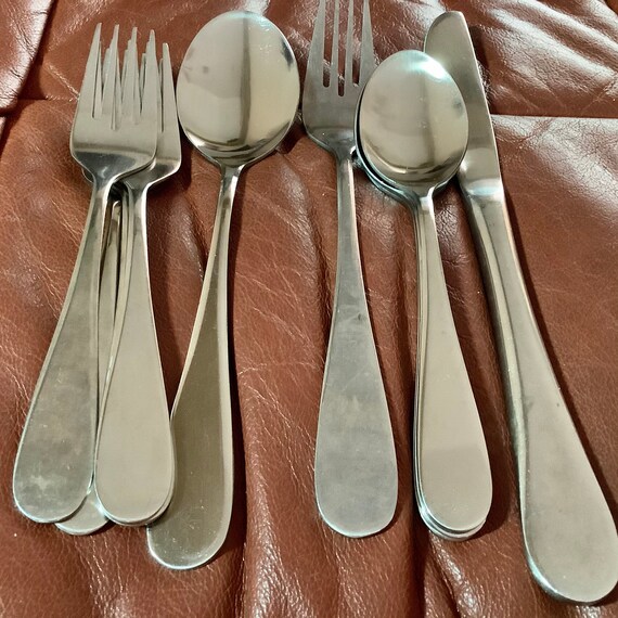 Rogers Stainless Flatware 10 Pieces Great Condition - Etsy