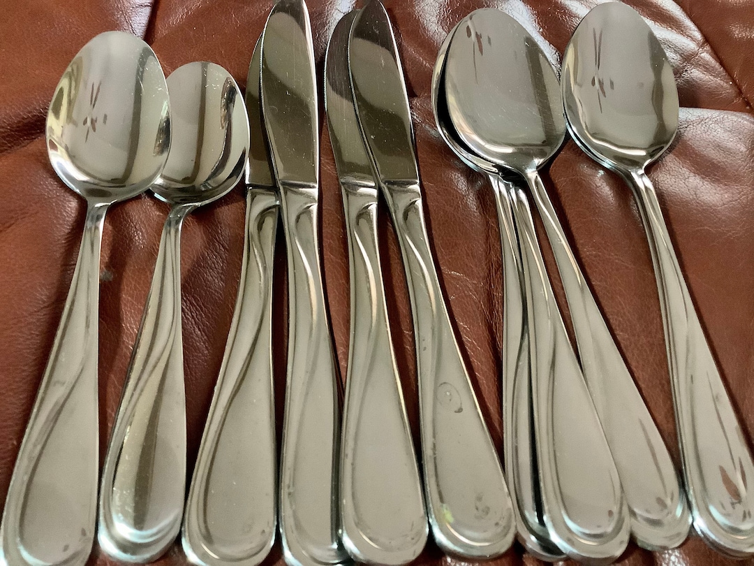 Hampton Silversmith Stainless Flatware | 11 Pieces | Excellent Condition - Etsy