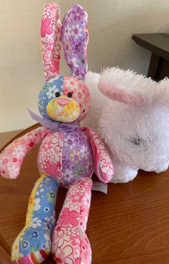 Vintage Gund and Ganz Bunnies Stuffed Animal 10 Tall | Etsy