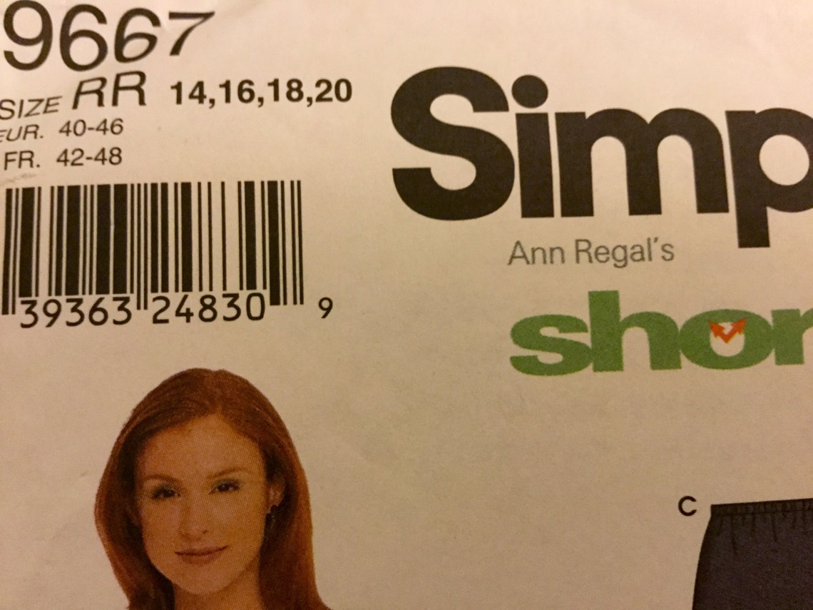 Simplicity 9667 Skirt Pattern Uncut. Size 14-20 Uneven Hem - Etsy