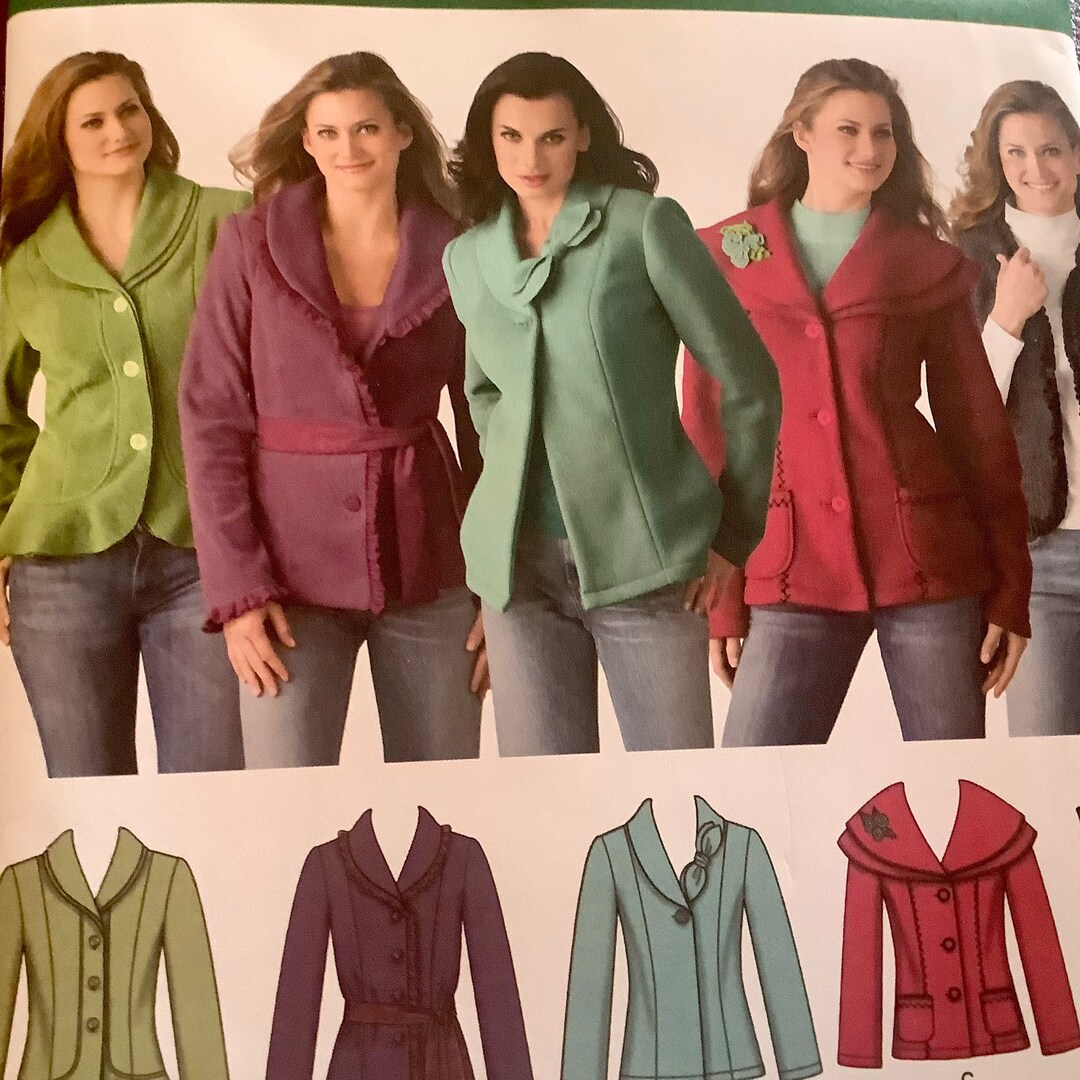 Simplicity 4032 Misses Jackets & Vest | Size 8-16 | Uncut Pattern for ...