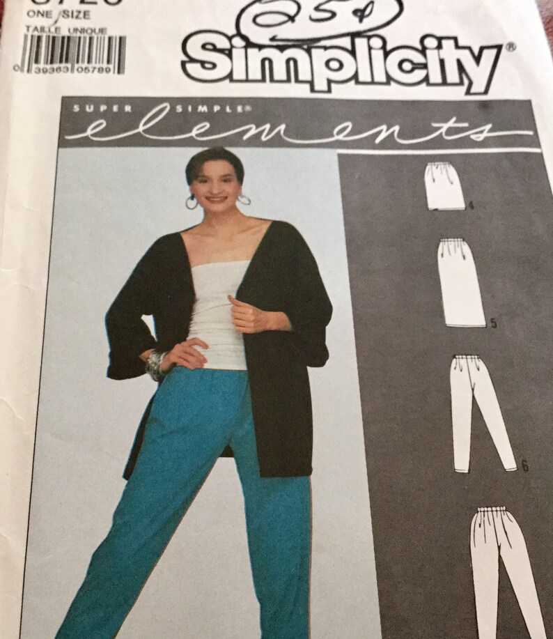 Simplicity 8725 Misses Pullon Skirts in 2 Lengths and Pants - Etsy