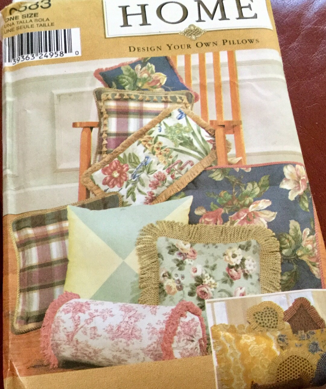 Simplicity 9683, Home Decorating Easy Pillows, Uncut - Etsy