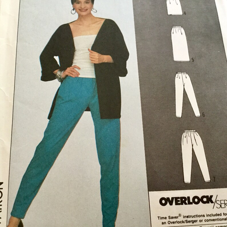 Simplicity 8725 Misses Pullon Skirts in 2 Lengths and Pants - Etsy