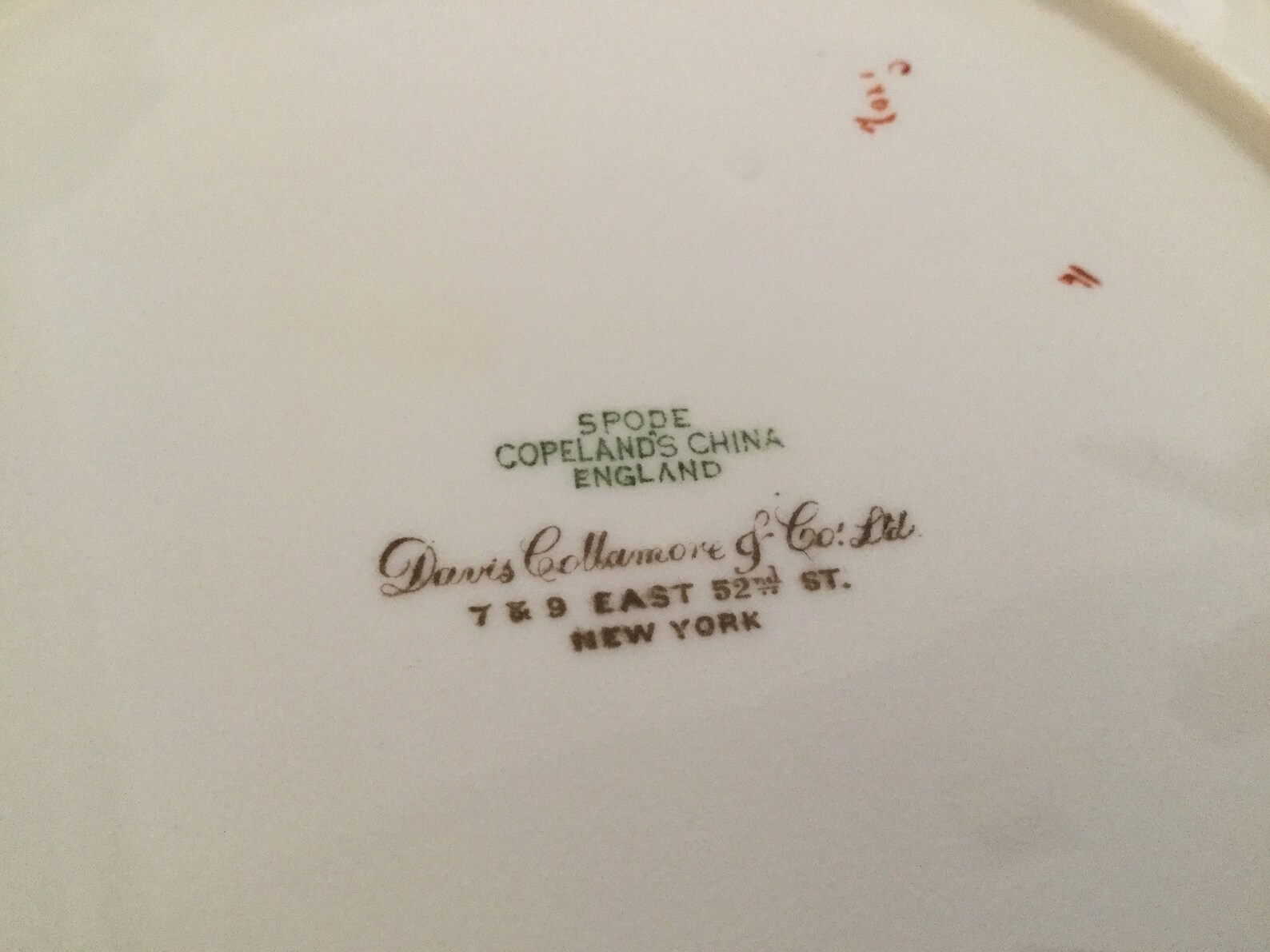 Vintage Spode Collamore China England Davis Collomore J Co - Etsy