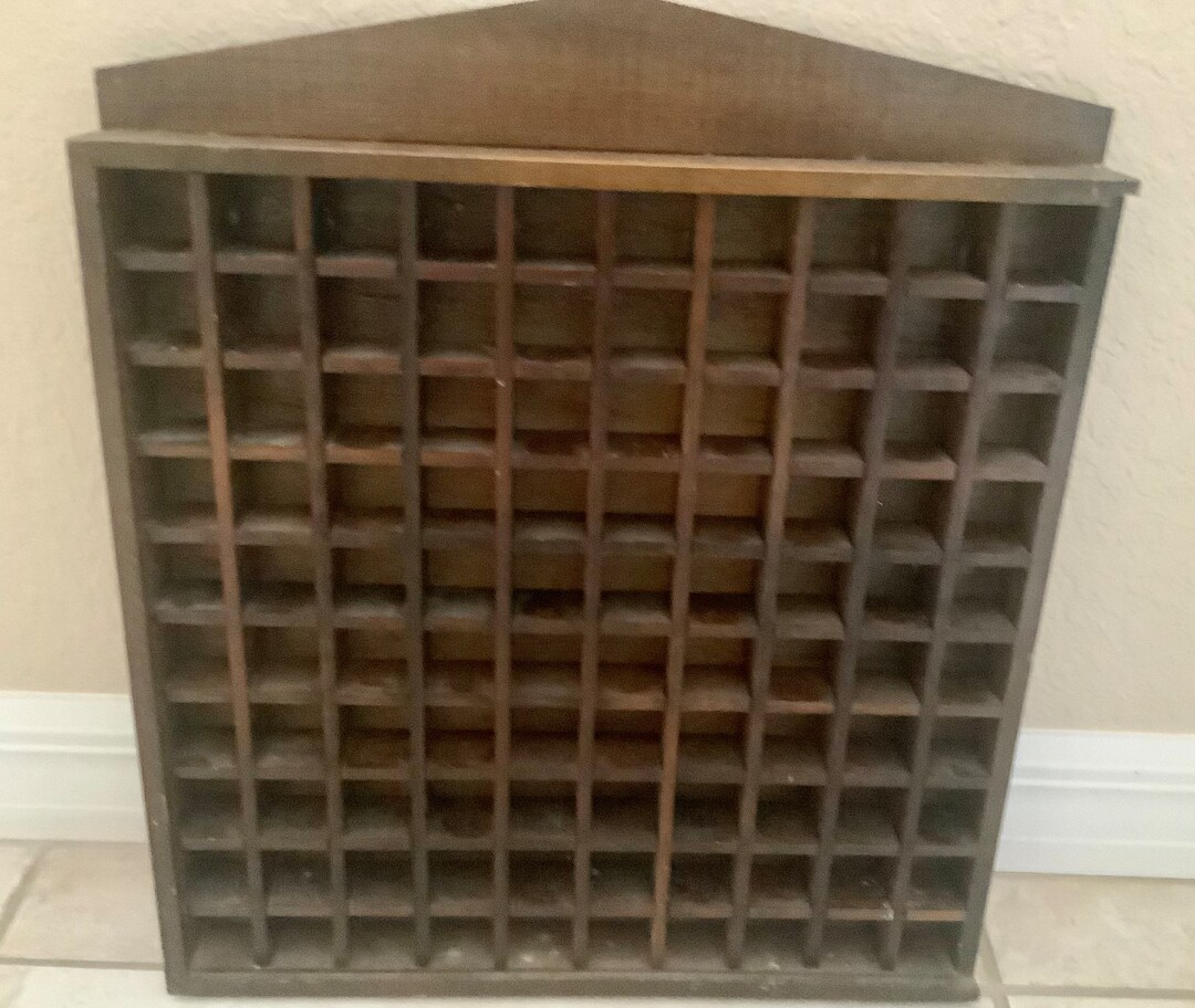 Vintage Thimble Collection Wood Showcase With 58 Thimbles as Pictured ...