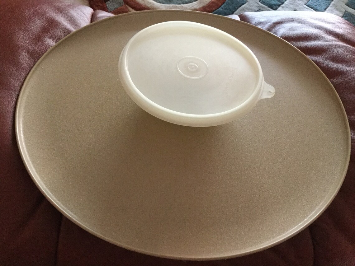 Vintage Tupperware Beige & White 13 Chip/Vegetables and Dip | Etsy