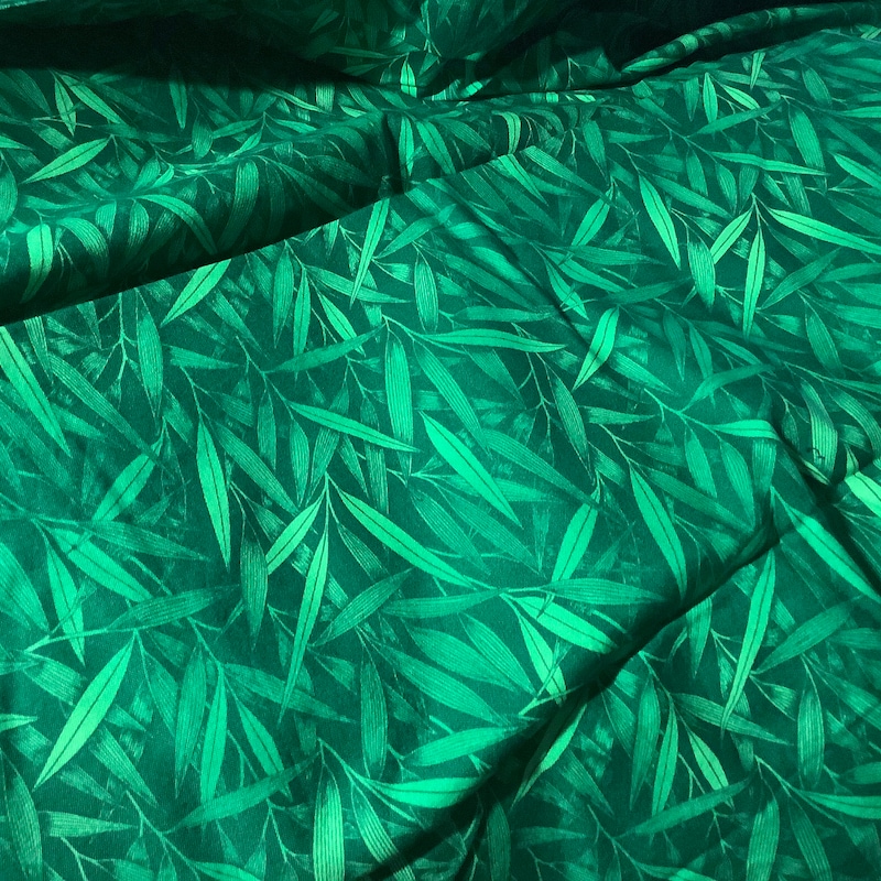 Bamboo Print Fabric - Etsy