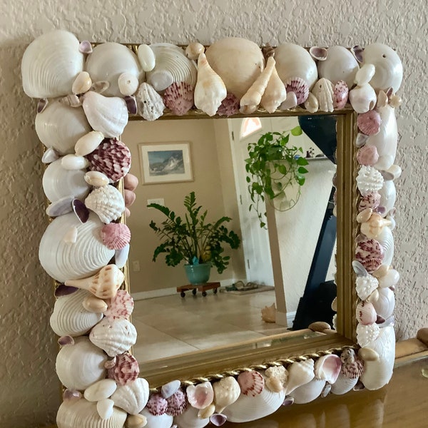 Sea Shell Mirror - Etsy