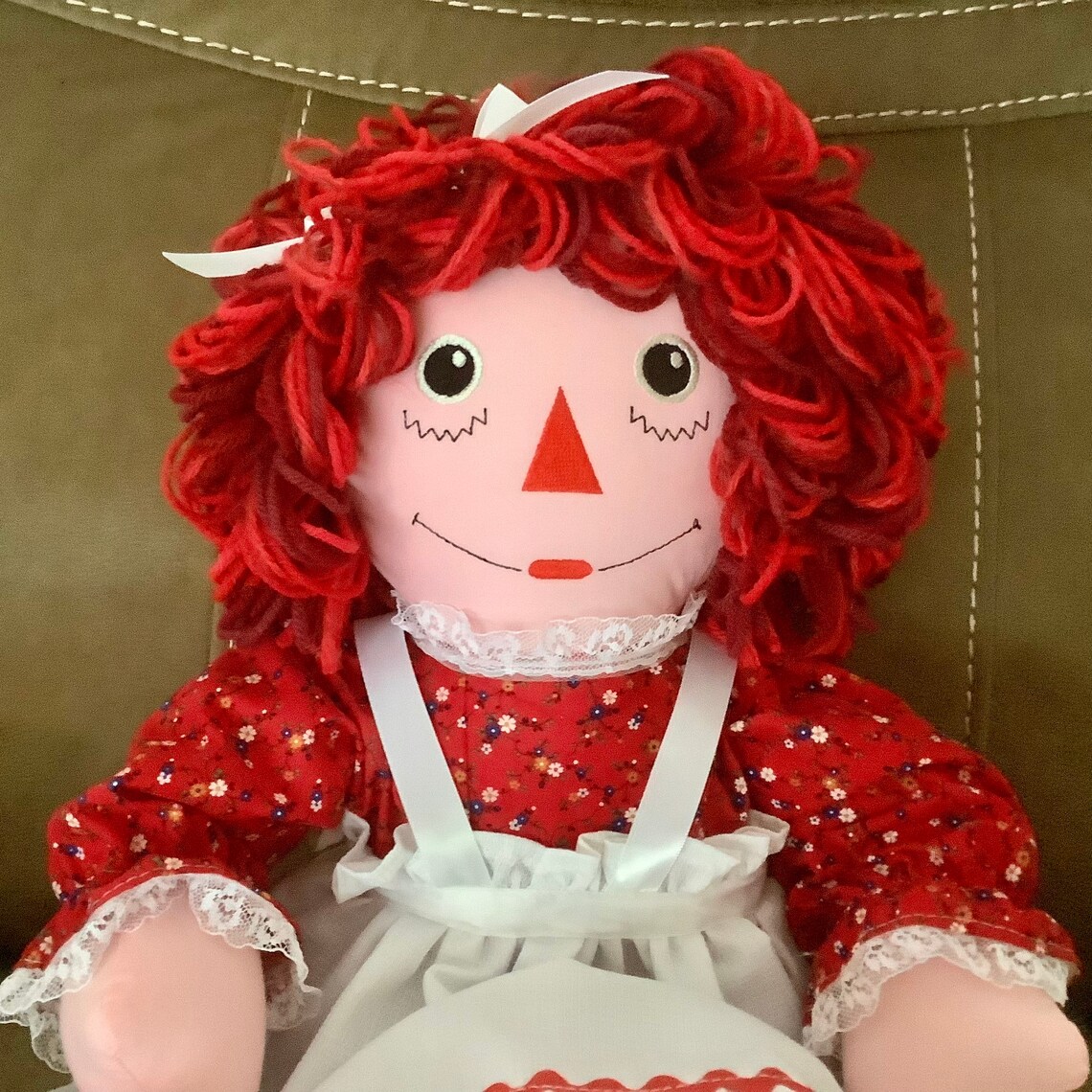 25 Inch Raggedy Ann Doll Handmade Ready to Ship Red Dress - Etsy