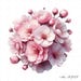 Pink Cherry Blossom Clipart Set – Floral Spring PNG (digital Download ...