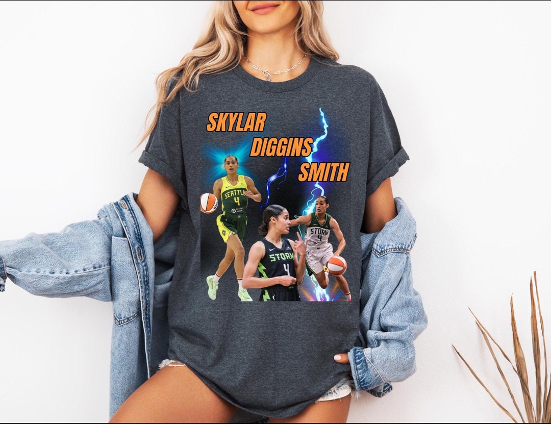 Skylar Diggins Smith Graphic T-shirt, WNBA Seattle Storms Unisex Tee ...