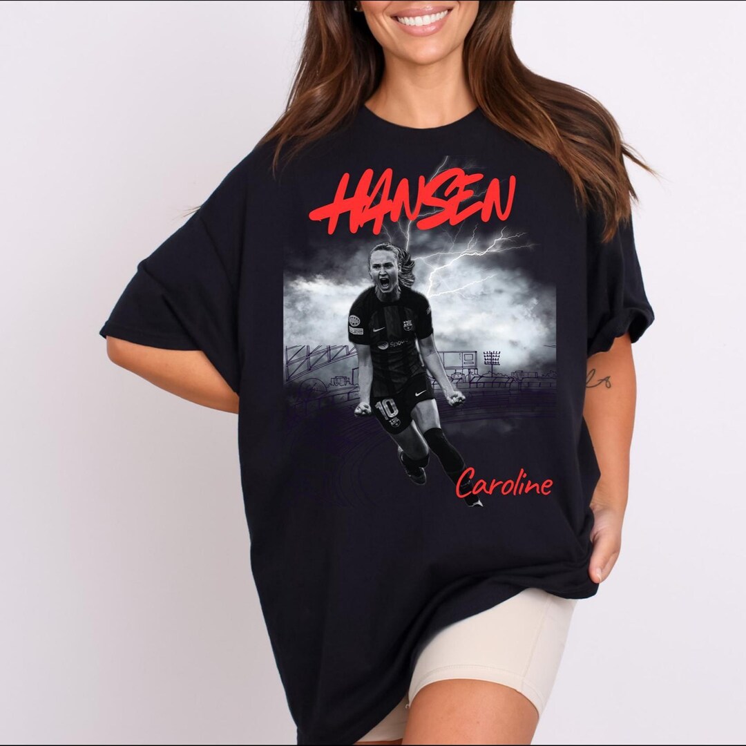 Caroline Hansen Soccer Football Player Graphic T-shirt |barcelona - Etsy