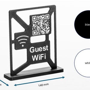 Personalized Wifi Stand • Desk Table Stand Wifi Password & Network ...
