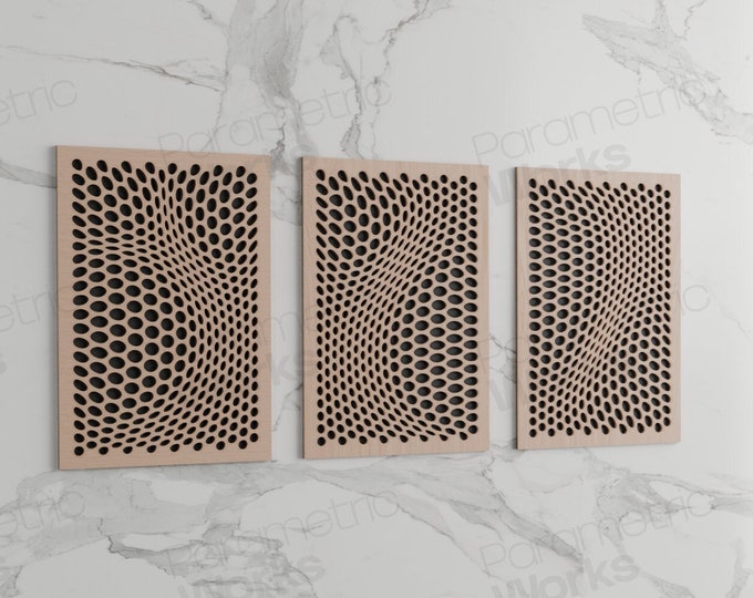 MDF Parametric Wall Art Face Custom Size and Color Wood Wall Décor ...