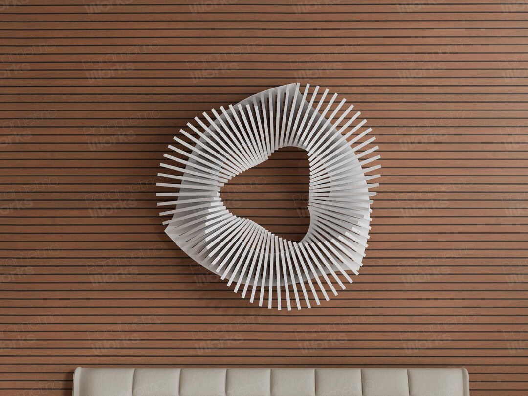 Parametric Wall Art 08 / Wall Decoration / Digital Files / Laser ...