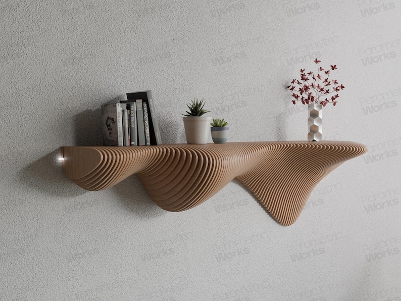Parametric Wall Shelf 05, Laser Cut File (digital Download) - Etsy