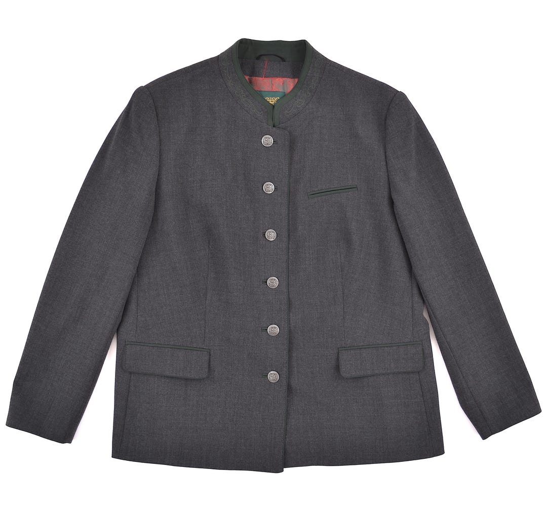 H. Moser Salzburg Austrian Trachten Blazer Coat Jacket Womens Sz EUR 46 ...