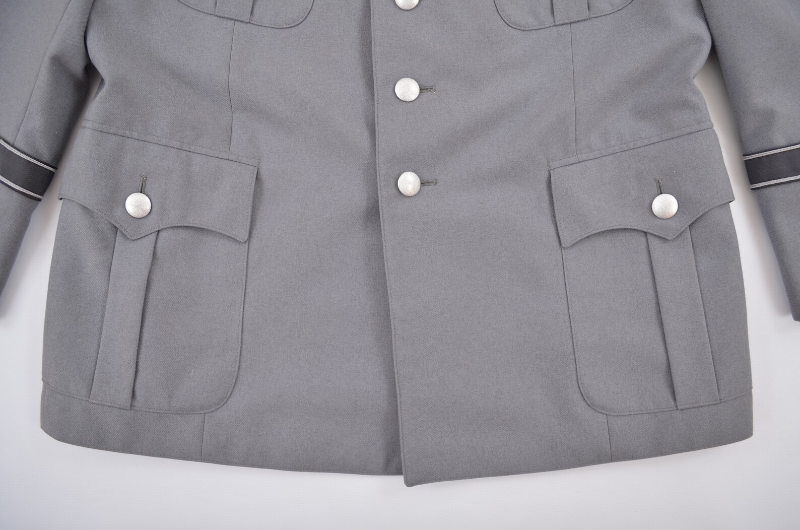 Vintage 1971 70s Germany Bundeswehr Military Force Officer Uniform Mens ...