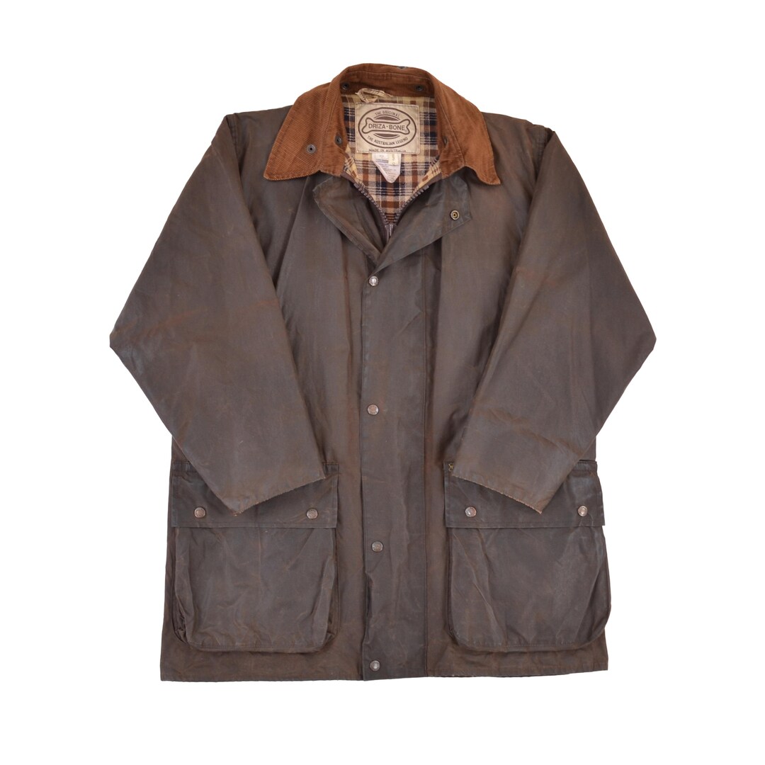 Driza-bone Brown Coat Waxed Jacket Mens Sz S - Etsy