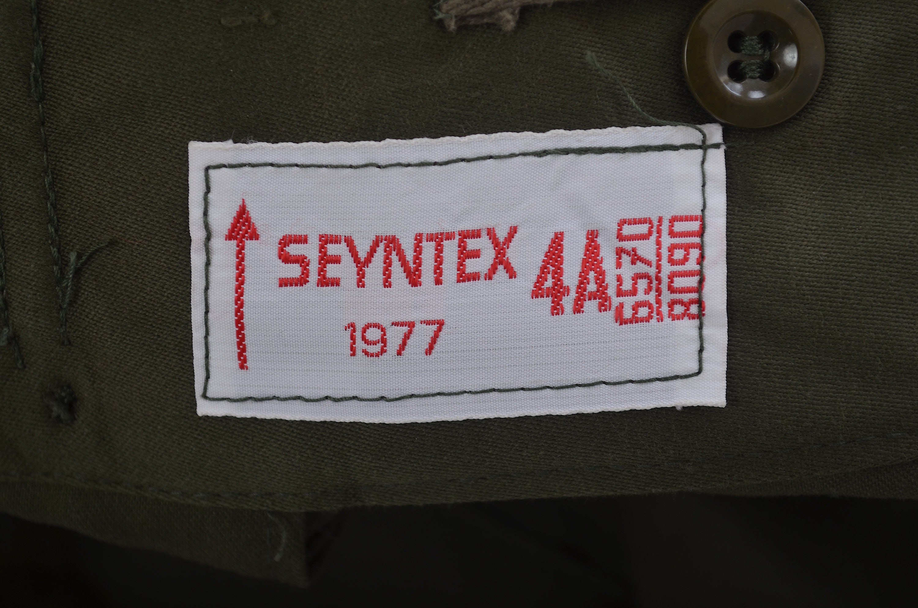 Seyntex Vintage 1977 Belgium Army Military Cargo Combat M-64 Trouser ...