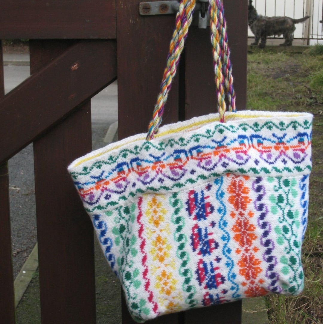 Pdf Pattern for Dodies Fair Isle Bag by Elizabeth Lovick - Instant ...