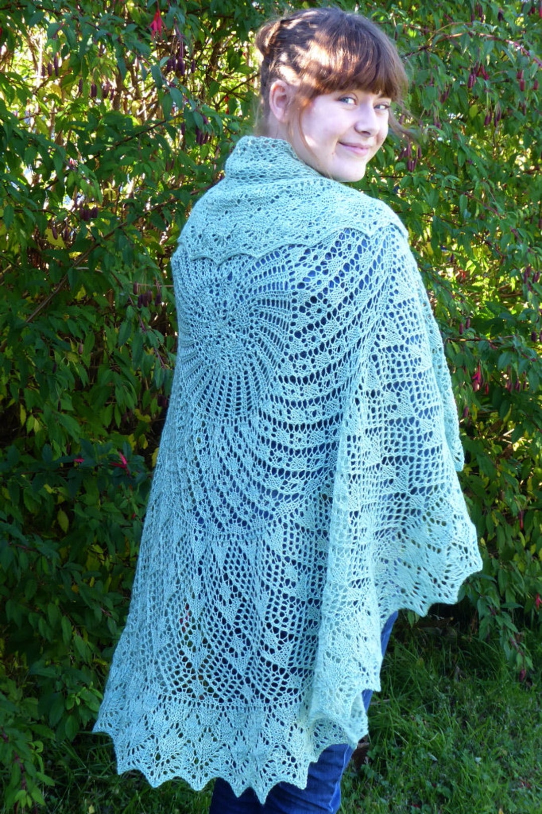 Pdf Pattern for Miss American Pi Shawl by Elizabeth Lovick - Etsy