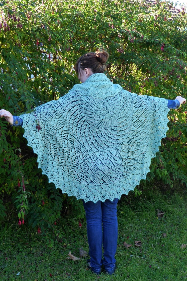 Pdf Pattern for Miss American Pi Shawl by Elizabeth Lovick - Etsy