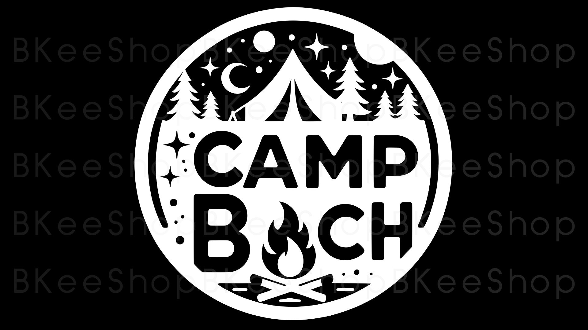 Camp Bach SVG PNG: Bachelorette Camping Design (digital Download) - Etsy
