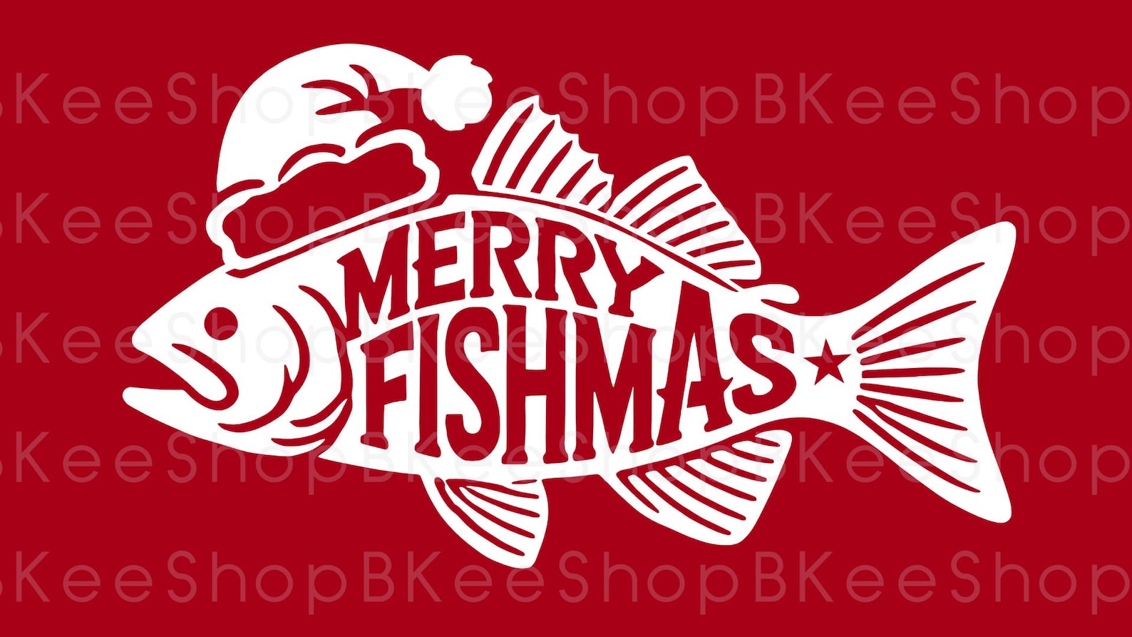Merry Fishmas SVG PNG, Funny Christmas, Fisherman Holiday, Fishing ...