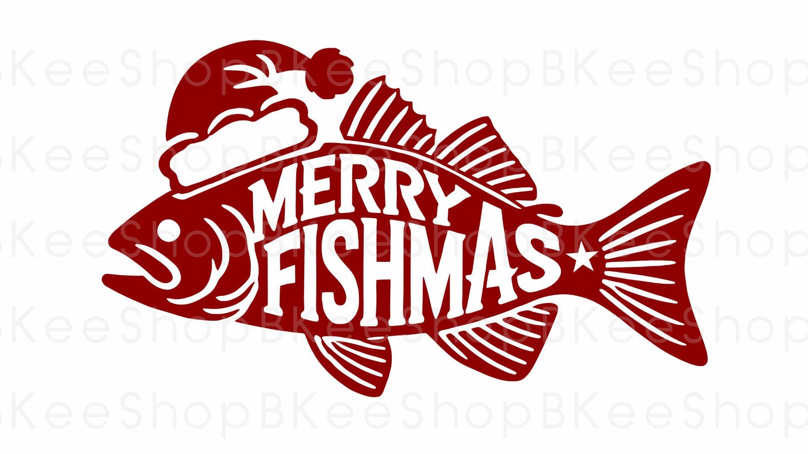 Merry Fishmas SVG PNG, Funny Christmas, Fisherman Holiday, Fishing ...