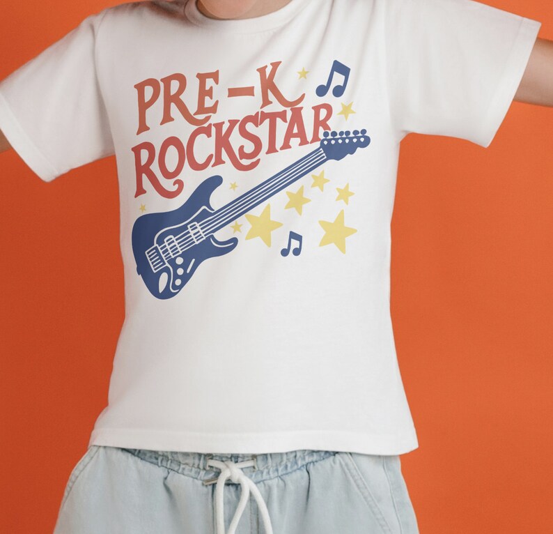 Pre-k Rockstar SVG, Student PNG, Preschool PNG, Playful Preschool, Fun ...