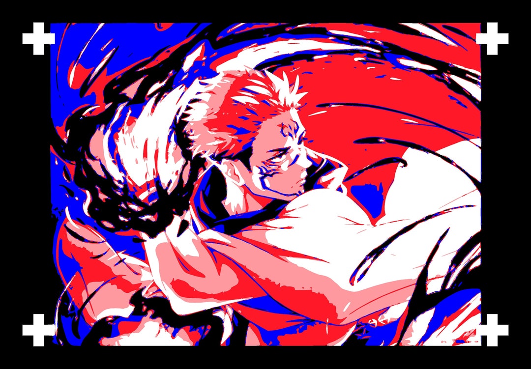 Jujutsu Kaisen Multi Layers Stencil SVG DXF PNG , Portrait ,digital Art ...