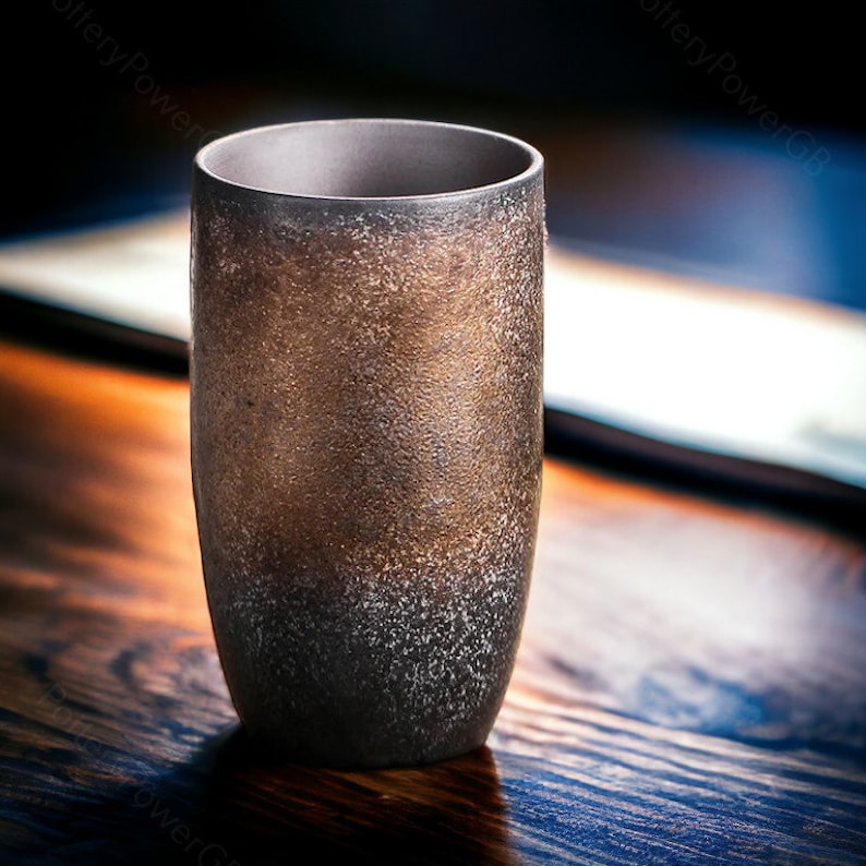 Japanese Ceramic Tumbler & Handleless Mug Pottery Cup Rustic and Earthy ...