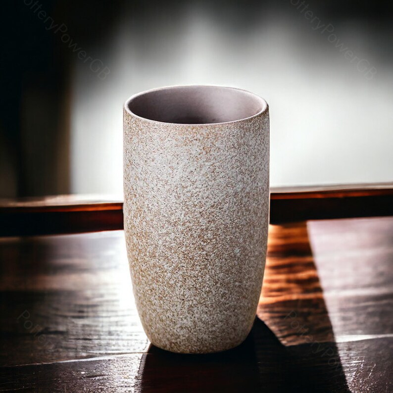 Japanese Ceramic Tumbler & Handleless Mug Pottery Cup Rustic and Earthy Pottery Cup Beer Glass ...