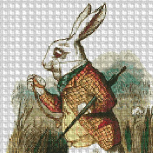 WHITE RABBIT Cross Stitch Pattern No.197 - Etsy