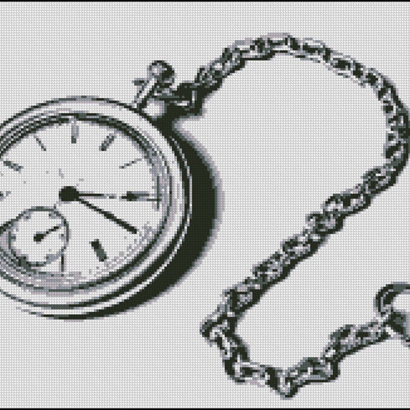 Stitch Pocket Watch - Etsy